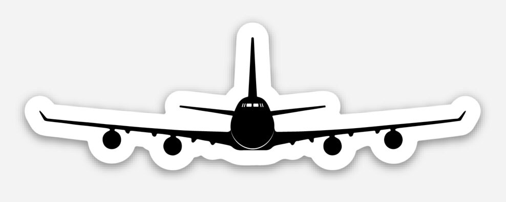 Boeing 747 Vinyl Decals - Etsy