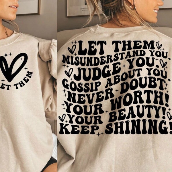 Let Them T Shirt - Etsy