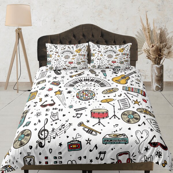 Music Duvet Cover - Etsy