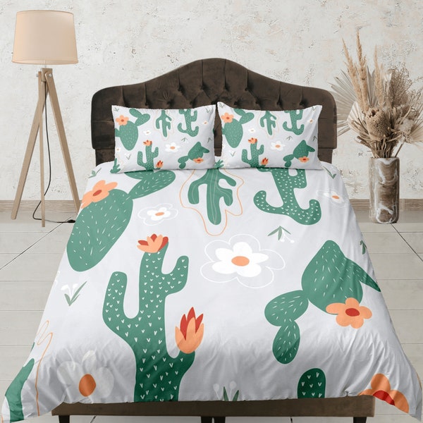 Cactus Bedding Queen - Etsy