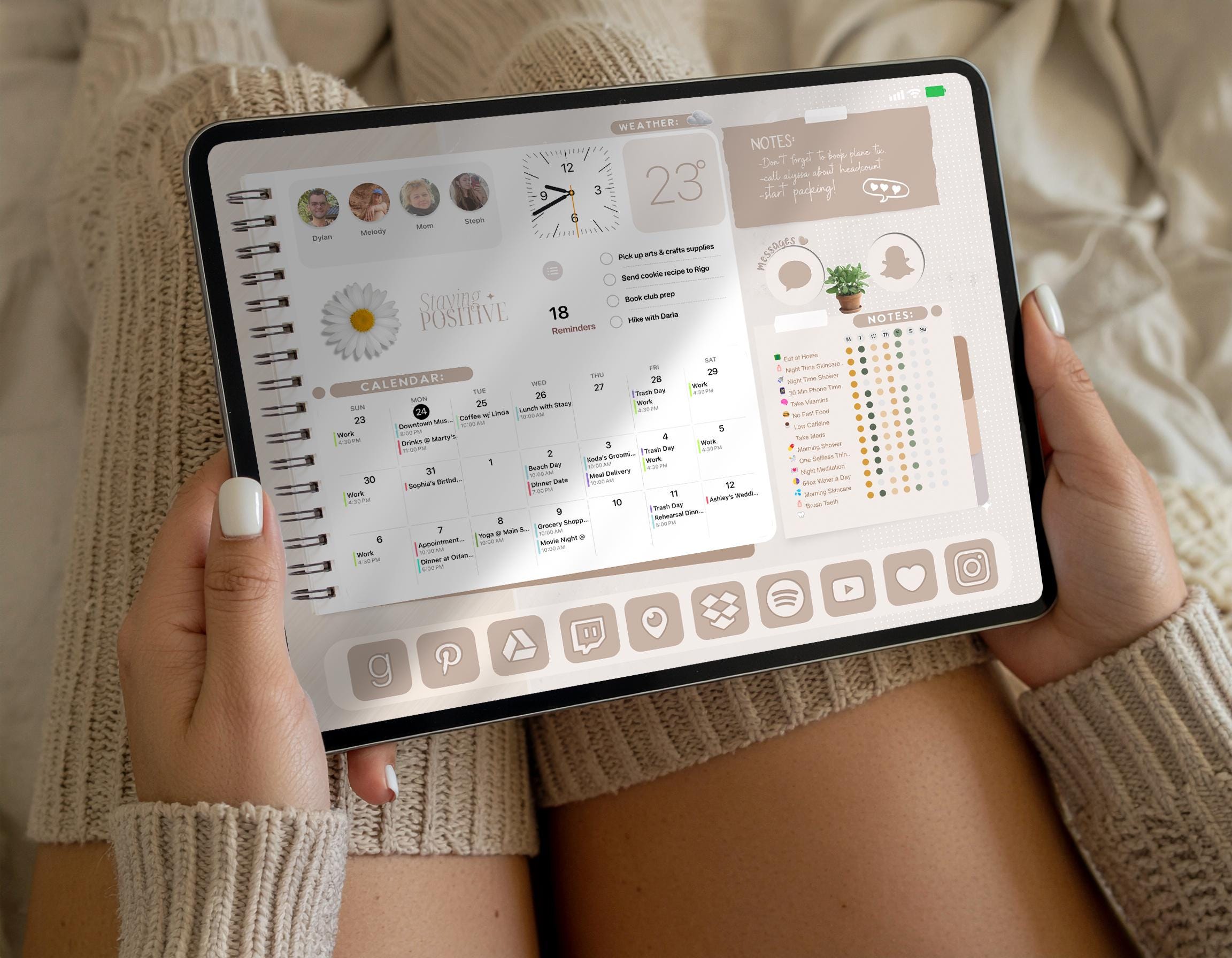 Neutral Ios18 Theme Pack for iPad & iPhone | 3,600 Biege iPhone Icons ...