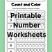 65 Printable Numbers Worksheet - Homeschool Worksheets - Pre K ...