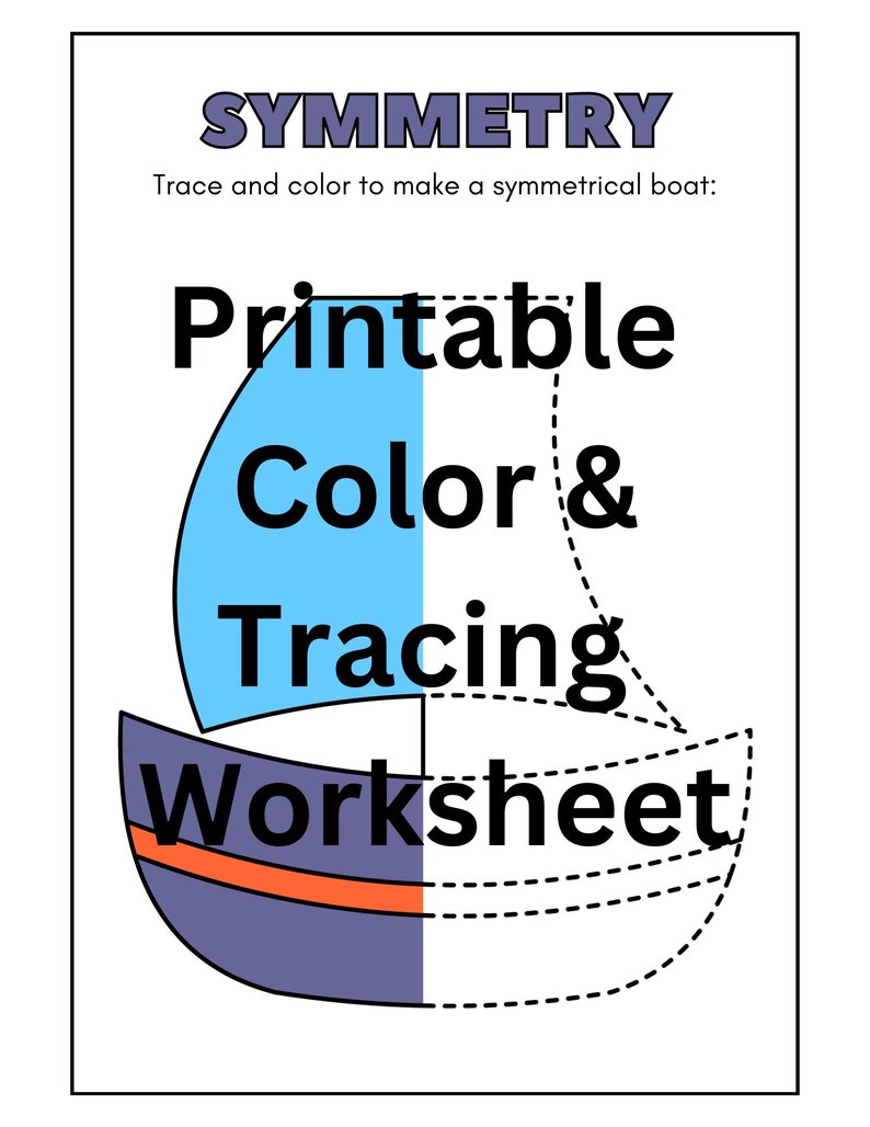 Tracing Worksheets Coloring Worksheets Pre K Worksheets - Etsy