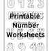 65 Printable Numbers Worksheet - Homeschool Worksheets - Pre K ...