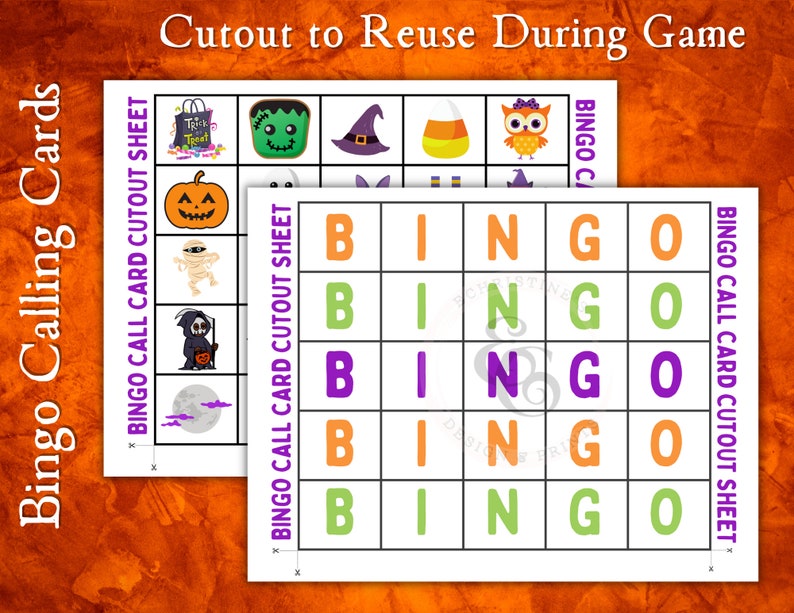 Halloween BINGO Cards 30 BINGO Cards Halloweenpartygames - Etsy