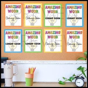 Student Work Display Bulletin Word | Classroom Bulletin Boards | WOW ...