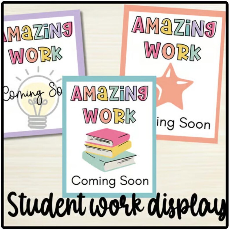 Back to School Bulletin Board Letters | Classroom Decor | Student Work ...