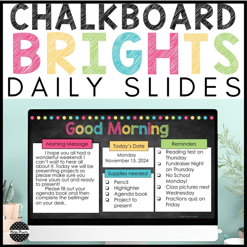 Chalkboard Design - Etsy