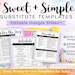 Substitute Binder Templates | Emergency Sub Binder | Sub Plans Template ...