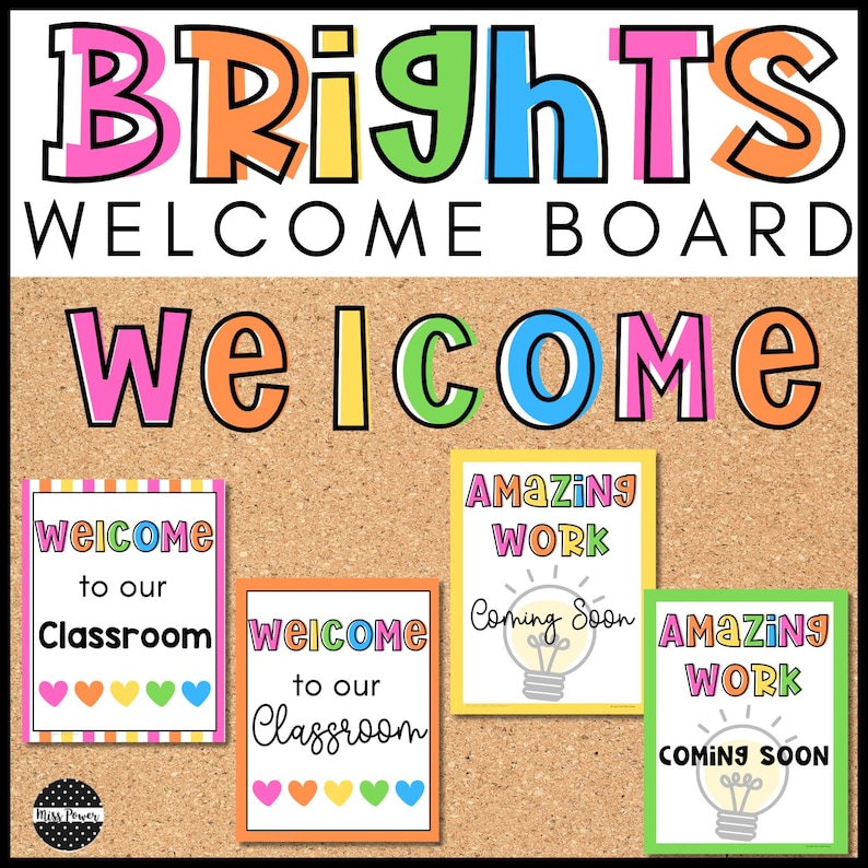 Student Work Display Bulletin Word | Classroom Bulletin Boards | WOW ...