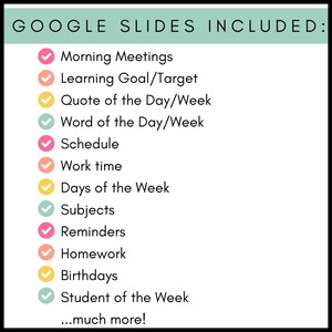 Daily Slides Templates | Morning Agenda Slides | Classroom Daily Google ...