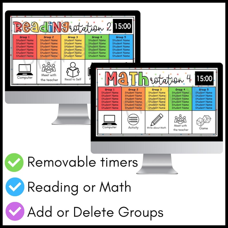Engaging Classroom Daily Routine Set: Small Group Rotations & Daily ...