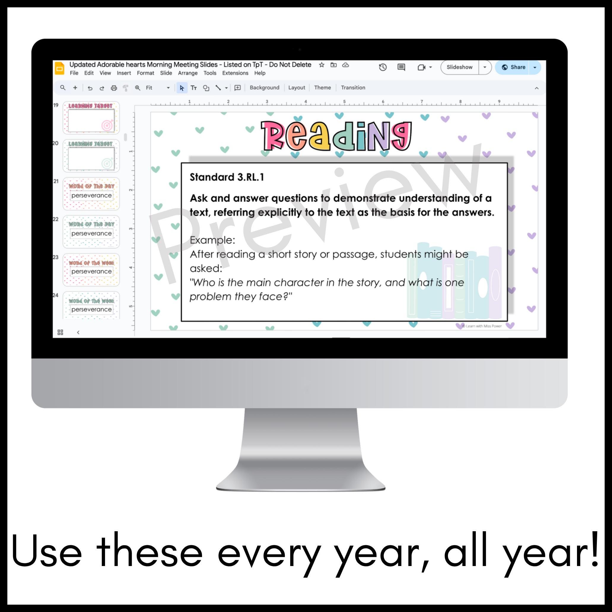 Morning Agenda Slides | Daily Slides Templates | Classroom Daily Google ...