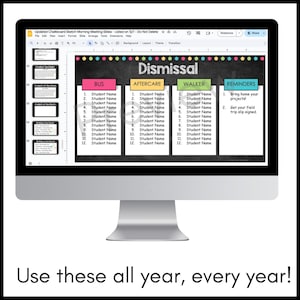 Daily Slides Templates | Morning Agenda Slides | Classroom Daily Google ...