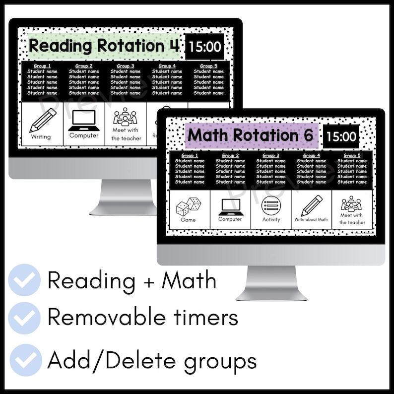 Center Rotation Chart | Small Group Rotations | Morning Agenda Slides ...
