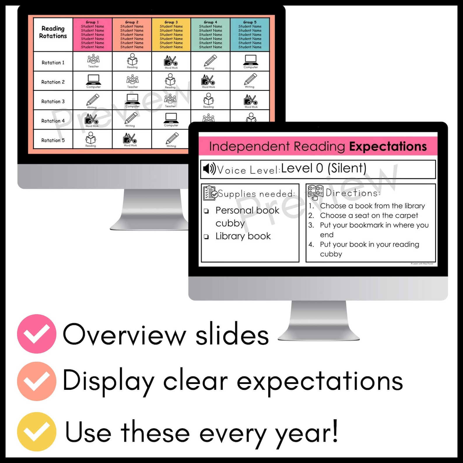 Center Rotation Chart | Small Group Rotations | Morning Agenda Slides ...