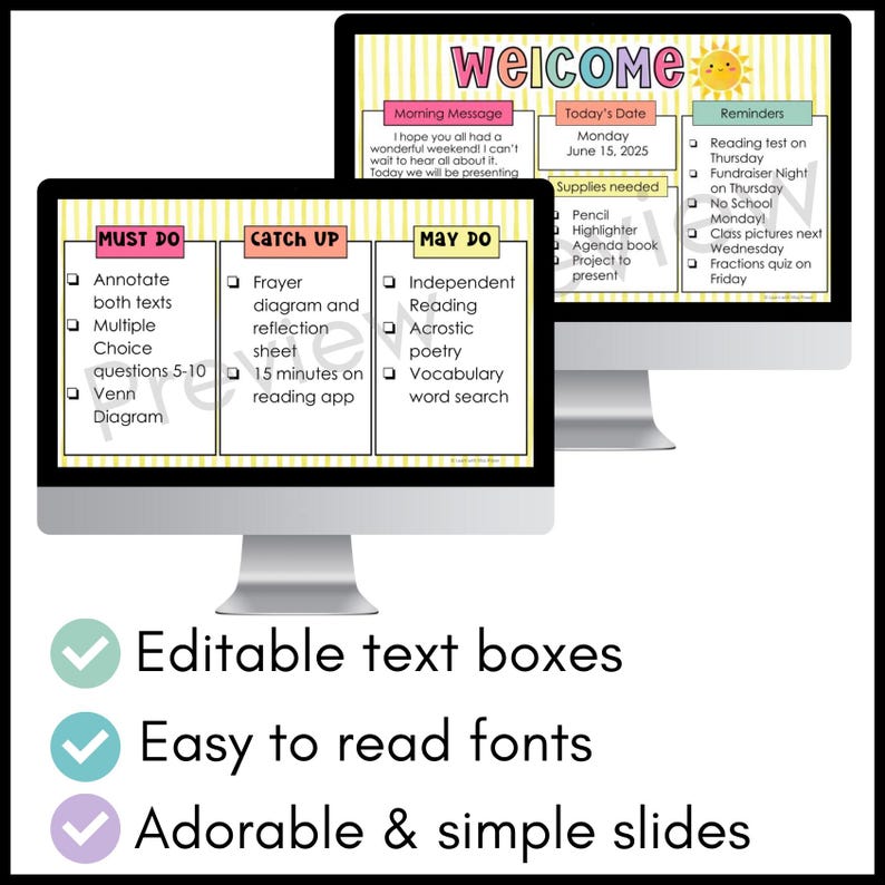 Summer Daily Classroom Slides Templates | Welcome Good Morning Slides ...