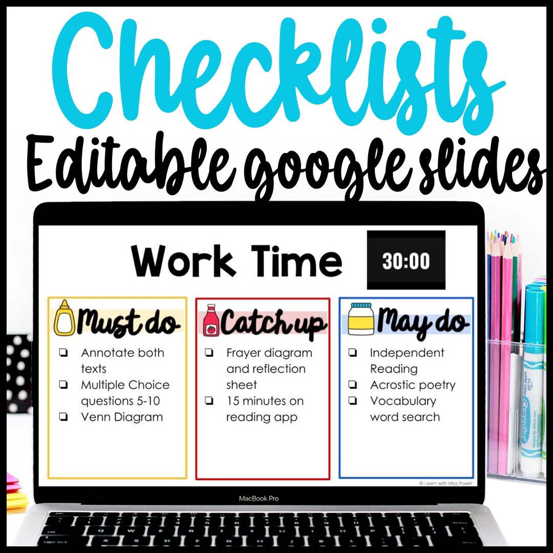 Daily Classroom Slides Templates | Editable Google Slides | Weekly ...
