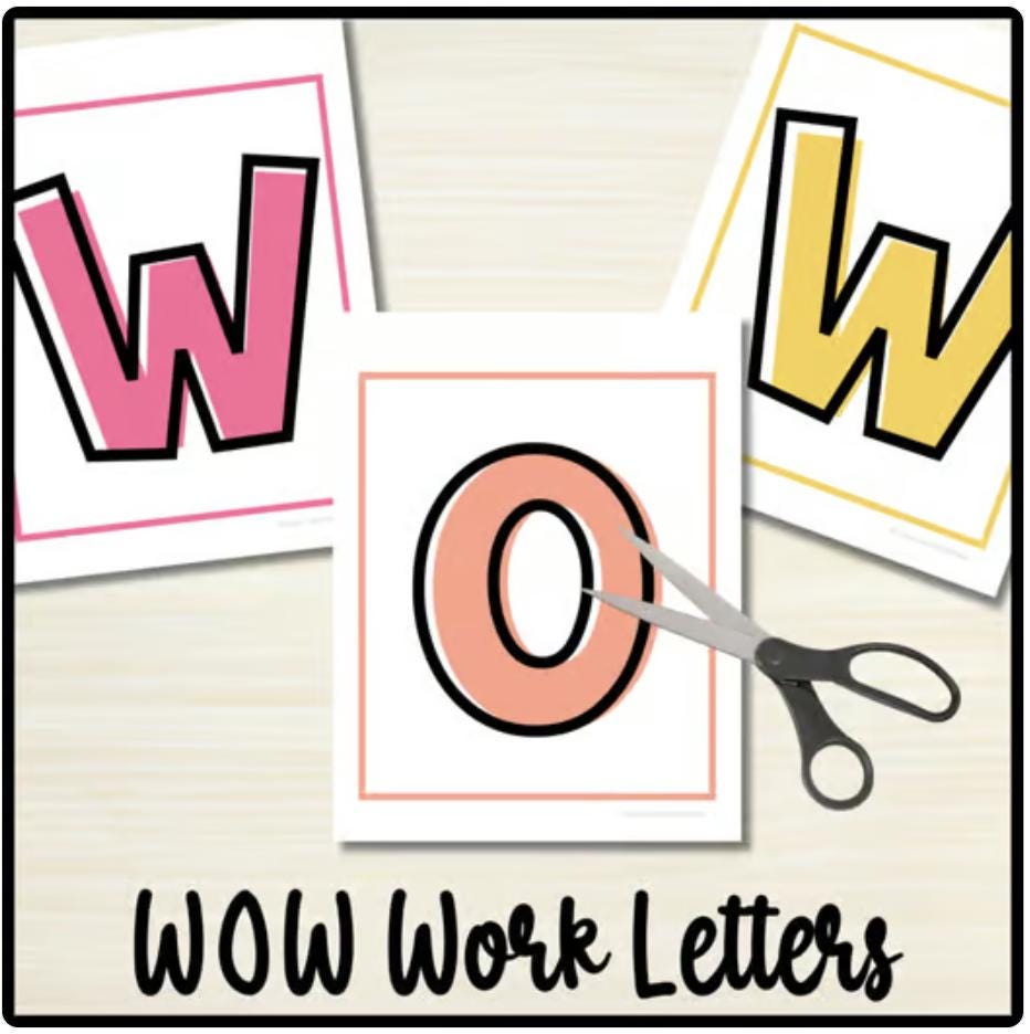 Back to School Bulletin Board Letters | Classroom Decor | Student Work ...