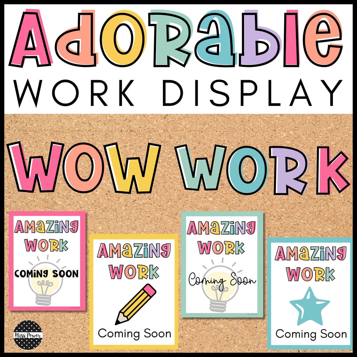 Back to School Bulletin Board Letters | Classroom Decor | Student Work ...