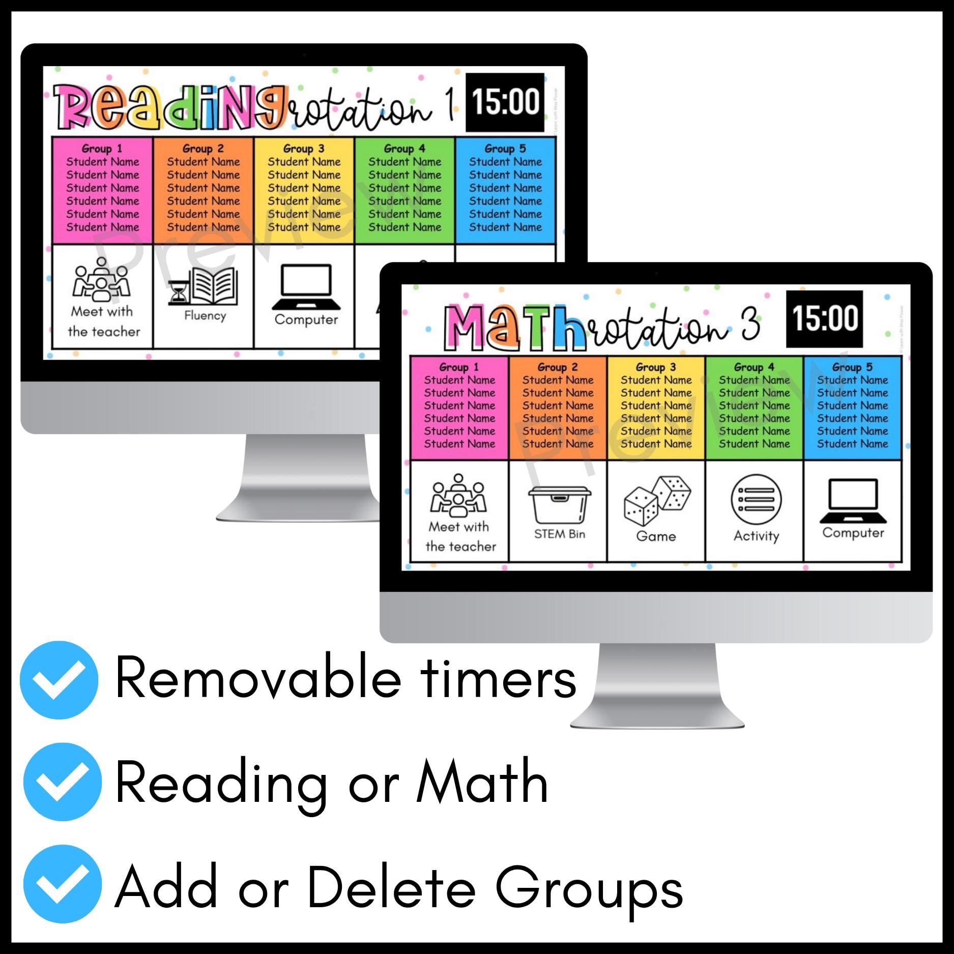 Center Rotation Chart | Small Group Rotations | Morning Agenda Slides ...