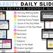 Daily Slides Templates | Daily Agenda Slides | Morning Meeting Google ...
