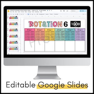 Center Rotation Chart | Small Group Rotation Slides | Morning Agenda ...