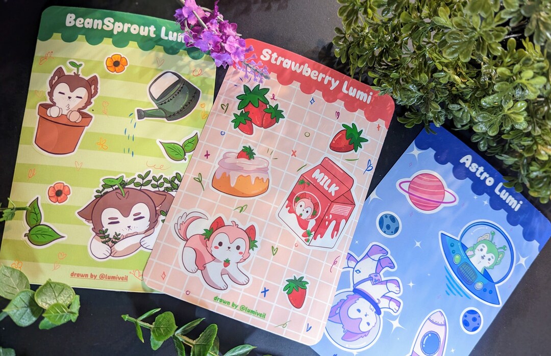 Lumi Sticker Sheets - Etsy