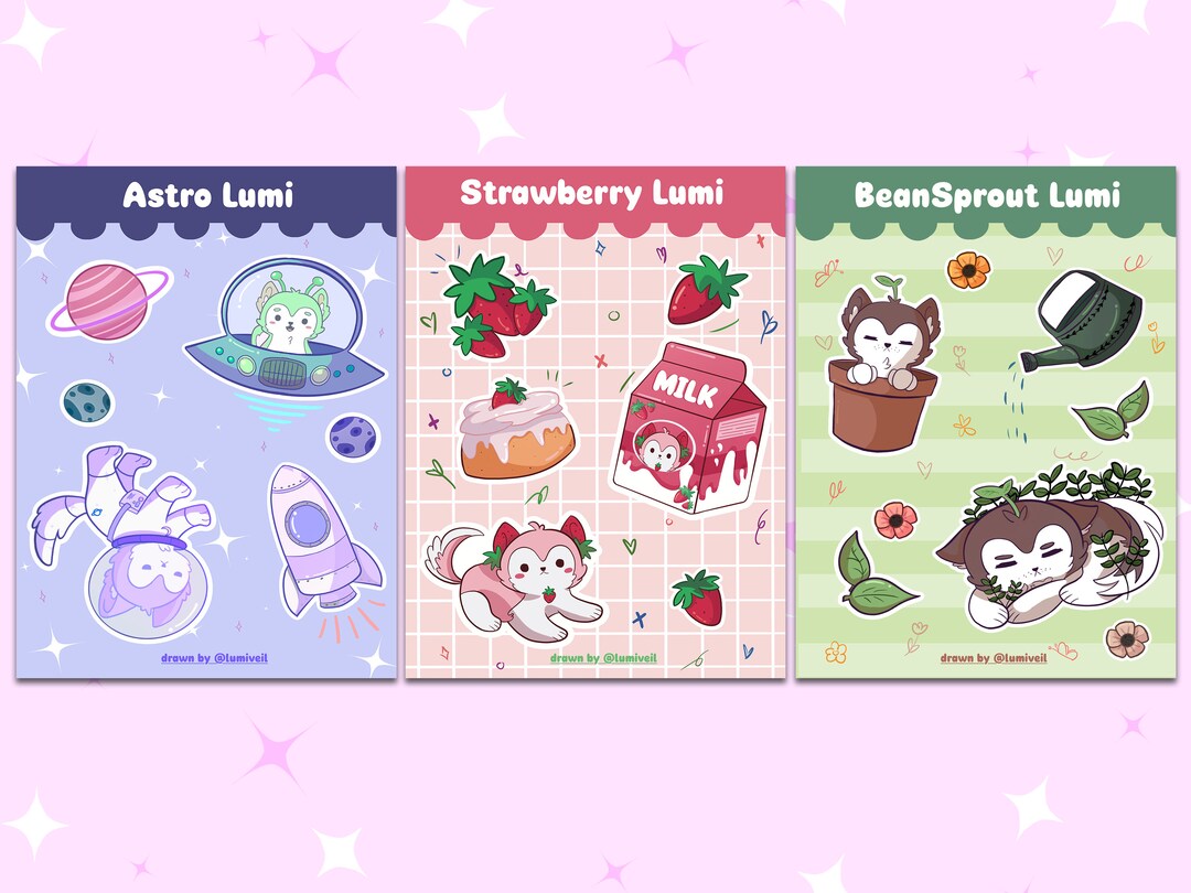 Lumi Sticker Sheets - Etsy