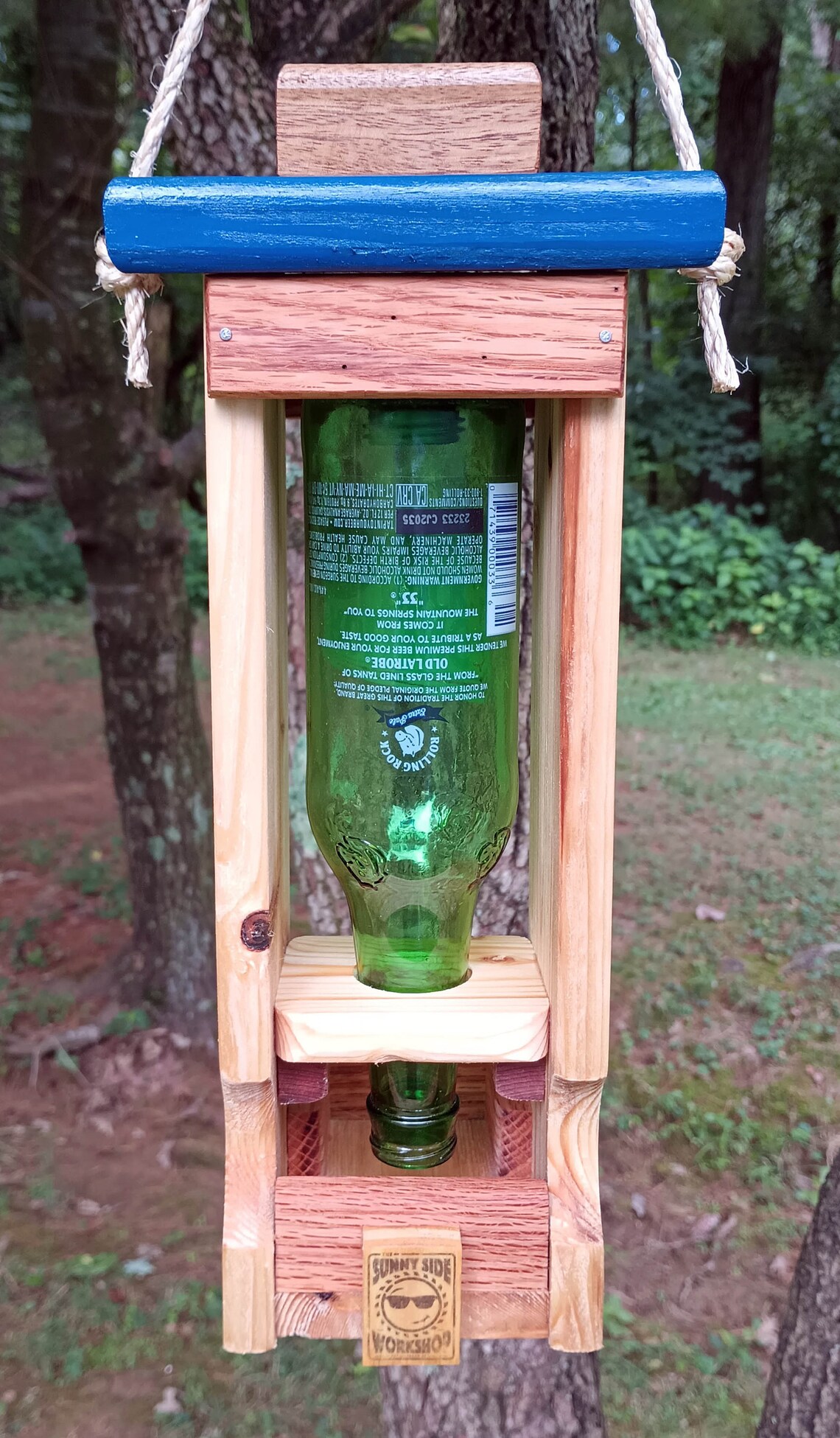 Rolling Rock Beer Bottle Easy Fill Bird Feeder - Etsy