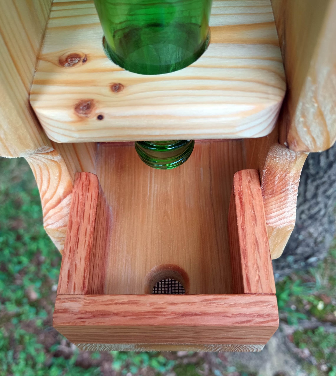 Rolling Rock Beer Bottle Easy Fill Bird Feeder - Etsy
