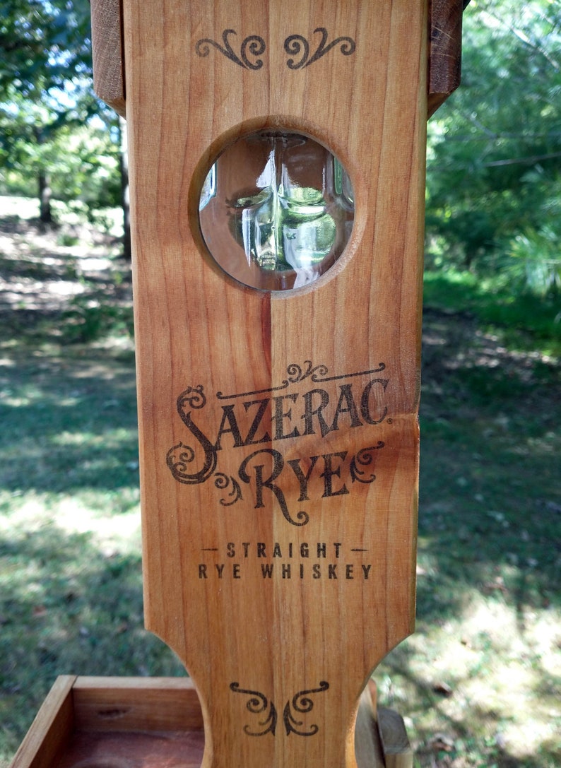 Sazerac Rye Bottle Easy Fill Bird Feeder - Etsy
