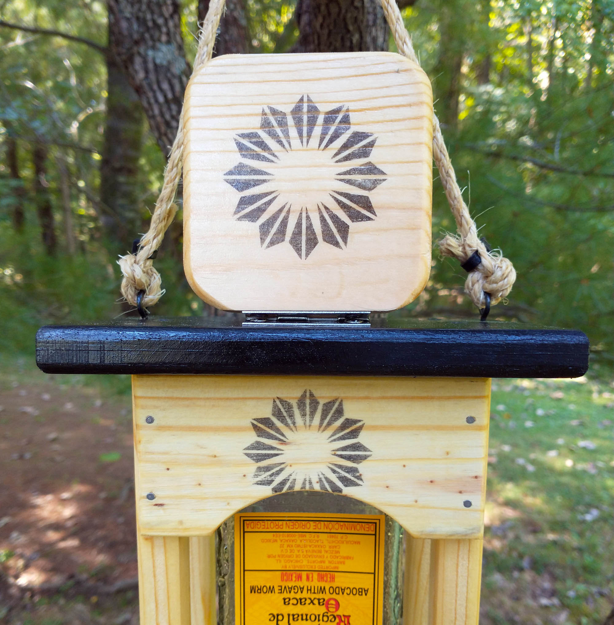 Monte Alban Mezcal Bottle Easy Fill Bird Feeder - Etsy