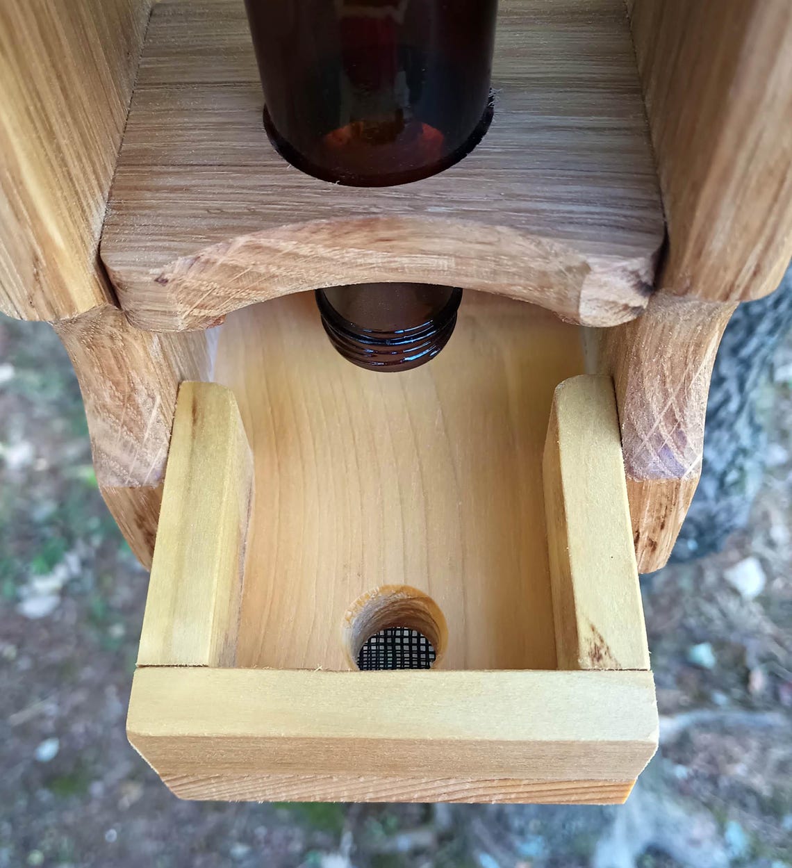 Miller Lite Beer Bottle Easy Fill Bird Feeder - Etsy