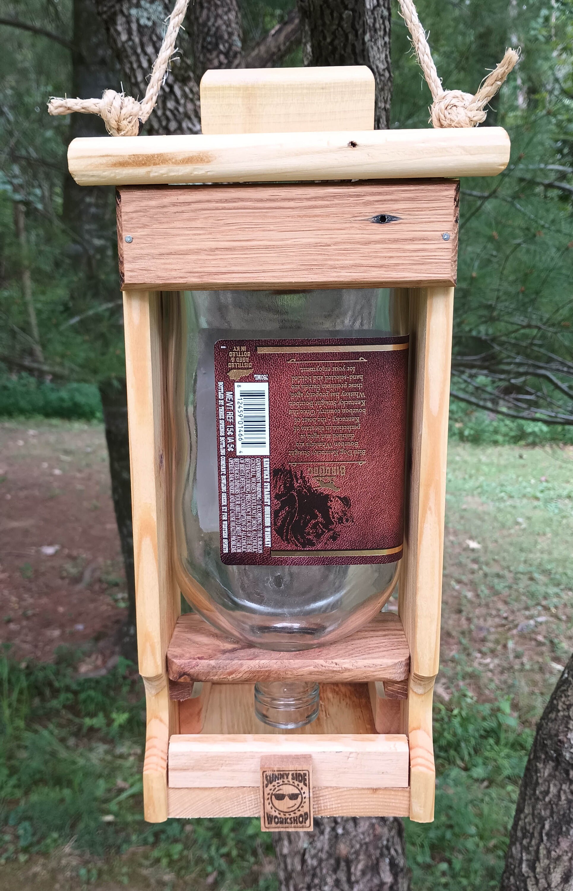 Bird Dog Bourbon Bottle Easy Fill Bird Feeder - Etsy