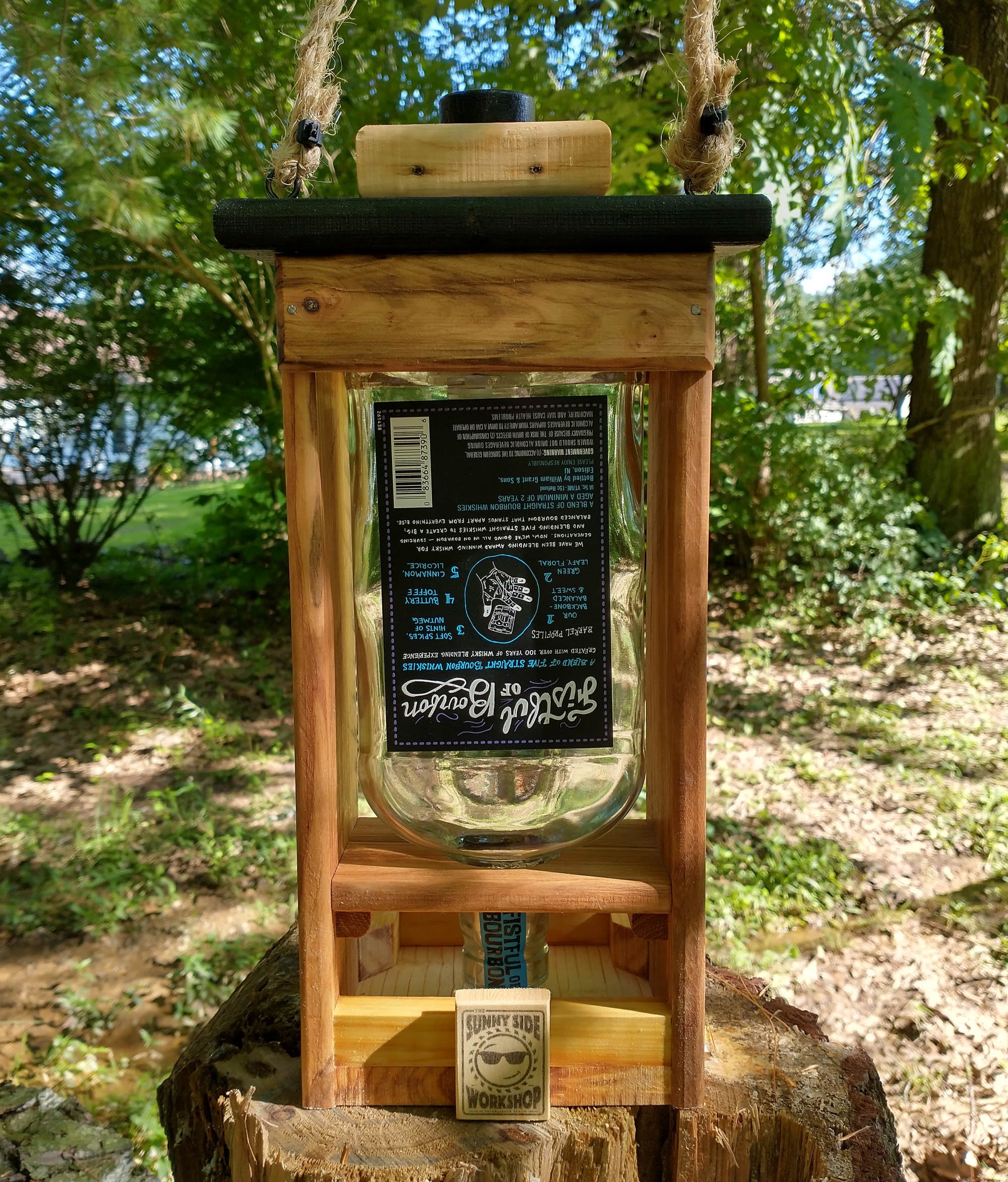 Fistful of Bourbon Bottle Easy Fill Bird Feeder - Etsy