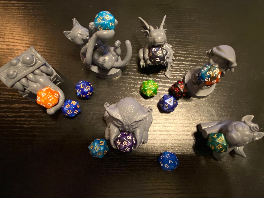 6 Dice Guardians Set - Etsy