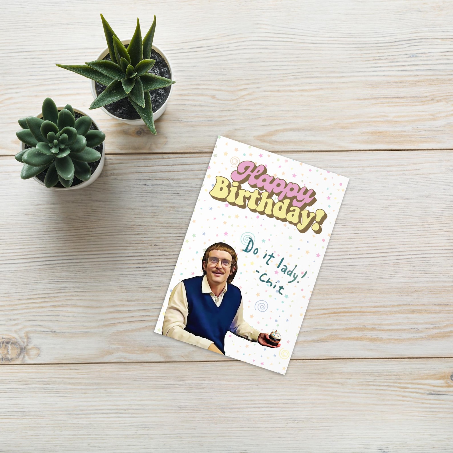 Do It Lady Birthday Card Funny Birthday Card Chit Birthday Card - Etsy