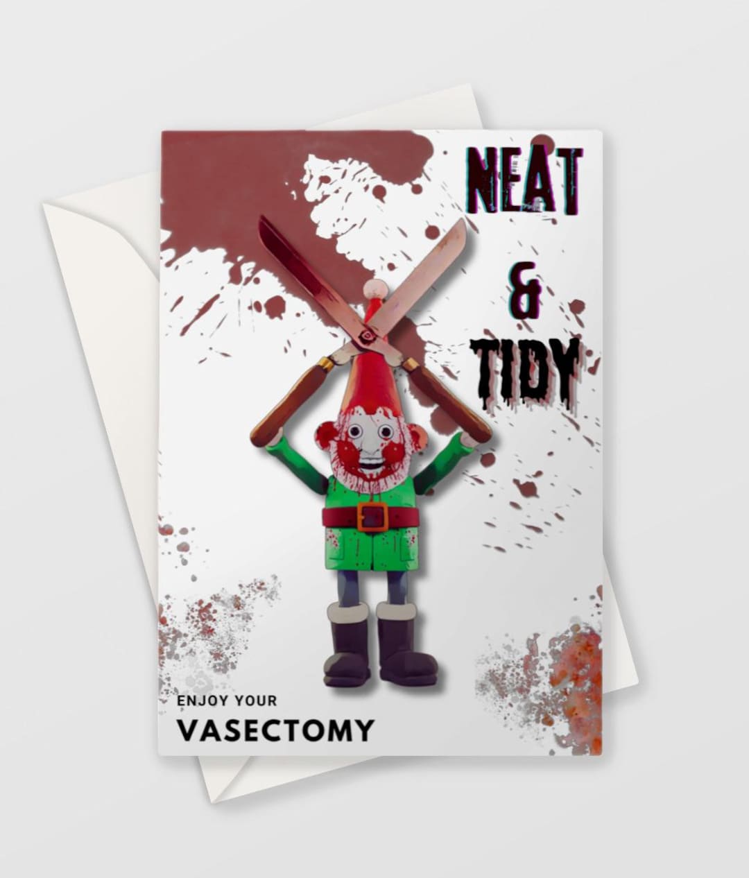 Vasectomy Card Funny Greeting Card Getting the Snip Norbot - Etsy