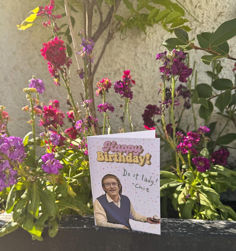 Do It Lady Birthday Card Funny Birthday Card Chit Birthday Card - Etsy