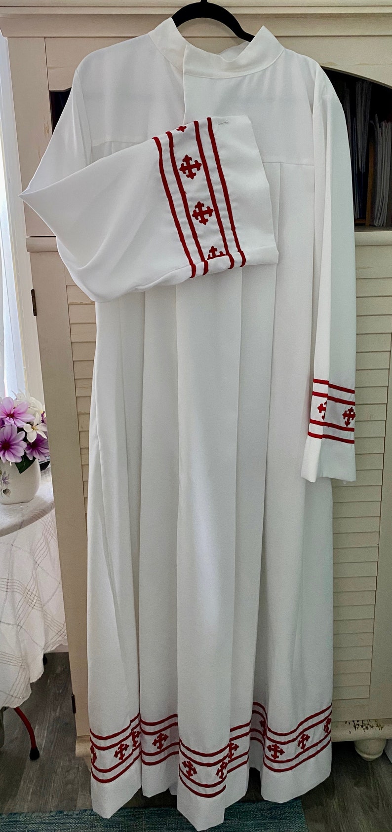 White Cassock 64 Etsy