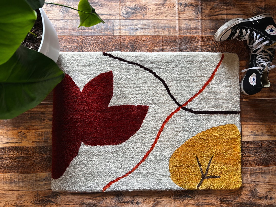 Fall Leaves Rug - Etsy