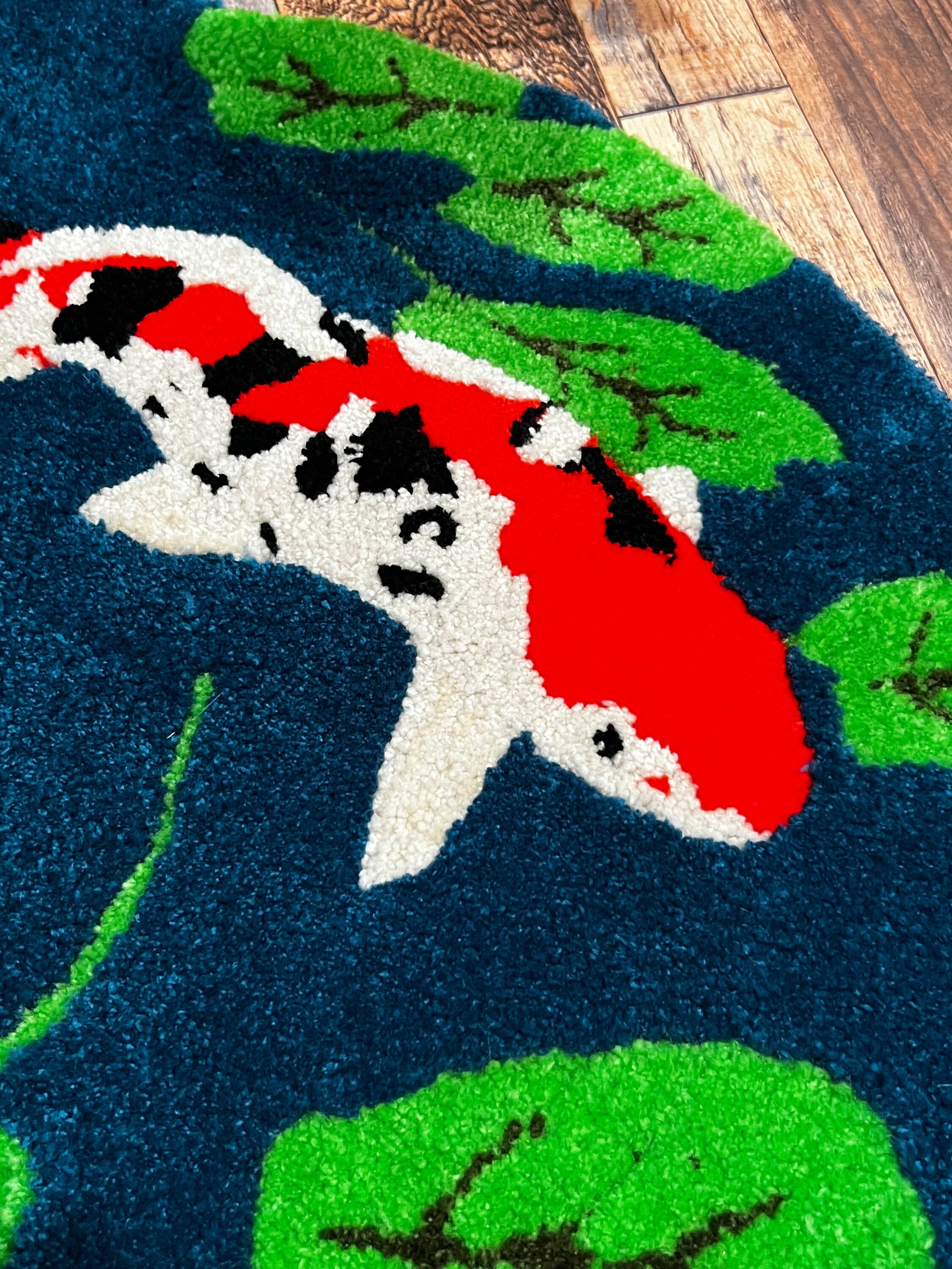 Japanese Koi Pond Rug - Etsy