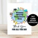 Teacher Thank You Card Printable , World Teachers' Day Card, Teacher ...