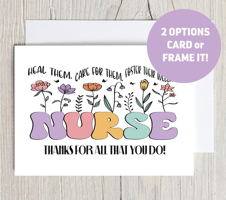 Nurses Week Card Printable, Happy Nurses Week, RN Thank You Card, Nurse ...
