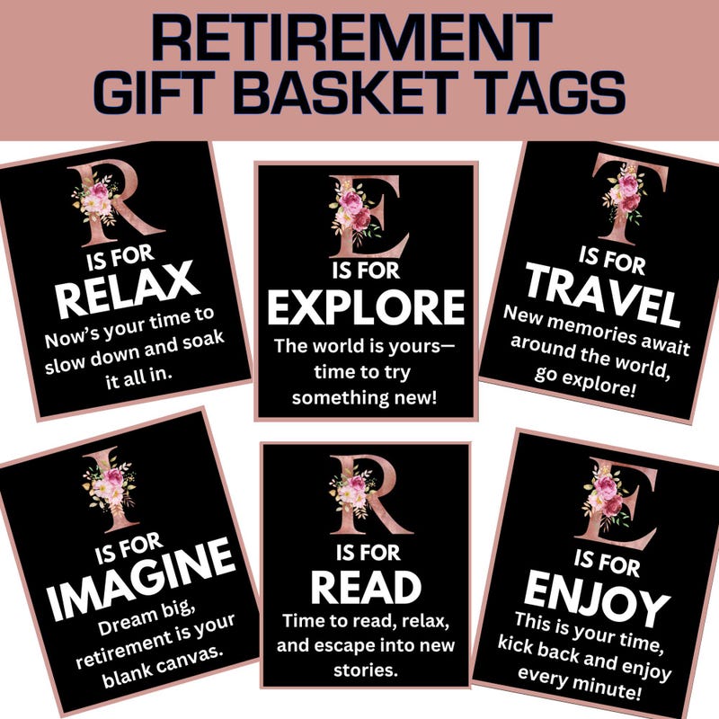 Retirement Basket Wine - Etsy