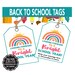 Printable Back to School Tags, School Tags, Printable New School Year ...
