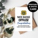 Police Graduation Card, Printable Police Graduation Card, Digital Card ...