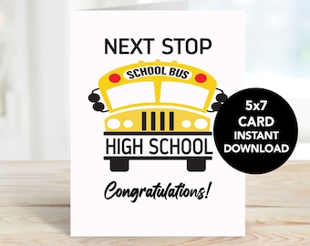 Grade 8 Graduation Card, Middle School Graduation Card, 8th Grade ...