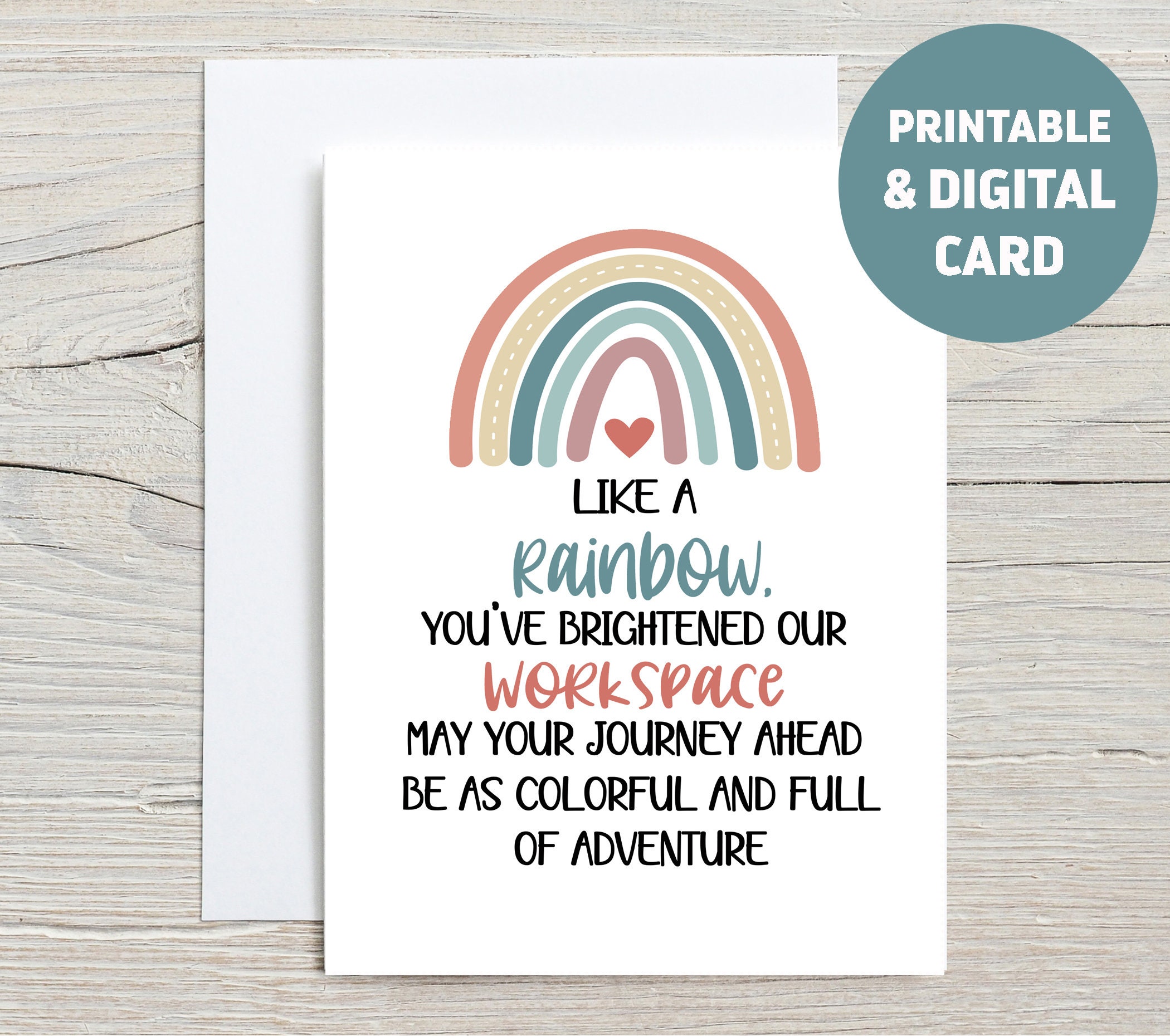Retirement Card Printable, Digital Retirement Card, Card for Retiree ...